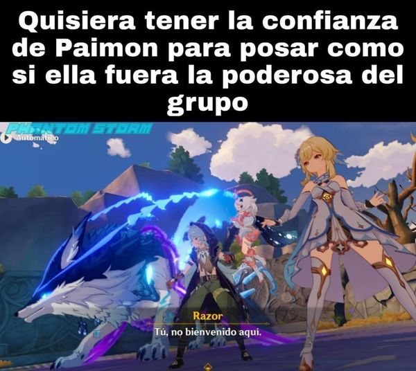 no sé si llamarlo Valentine o se aprovecha de que está con un grupo ...