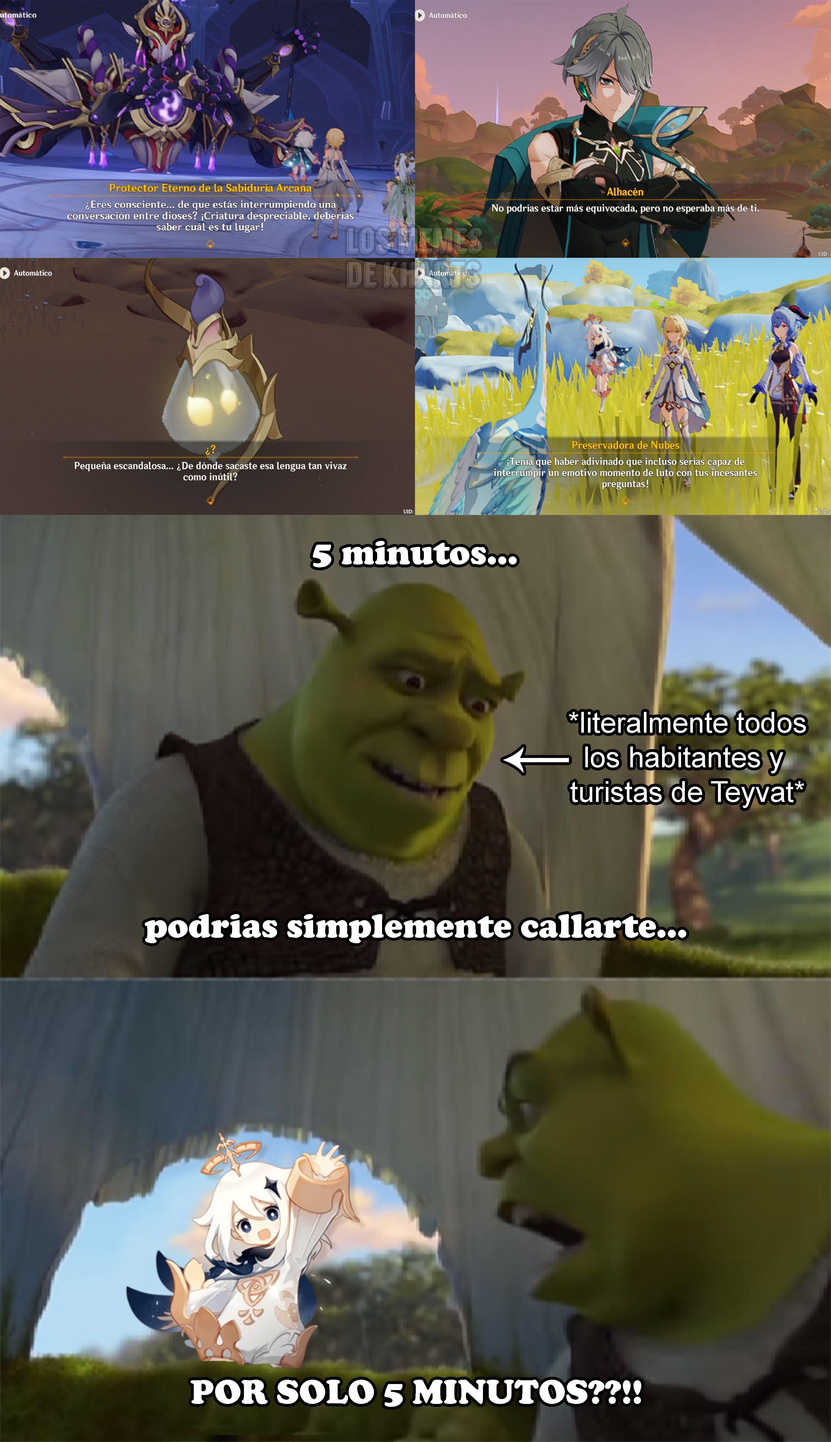 ya ni Lumine se la aguanta a Paimon Genshin Impact | HoYoLAB