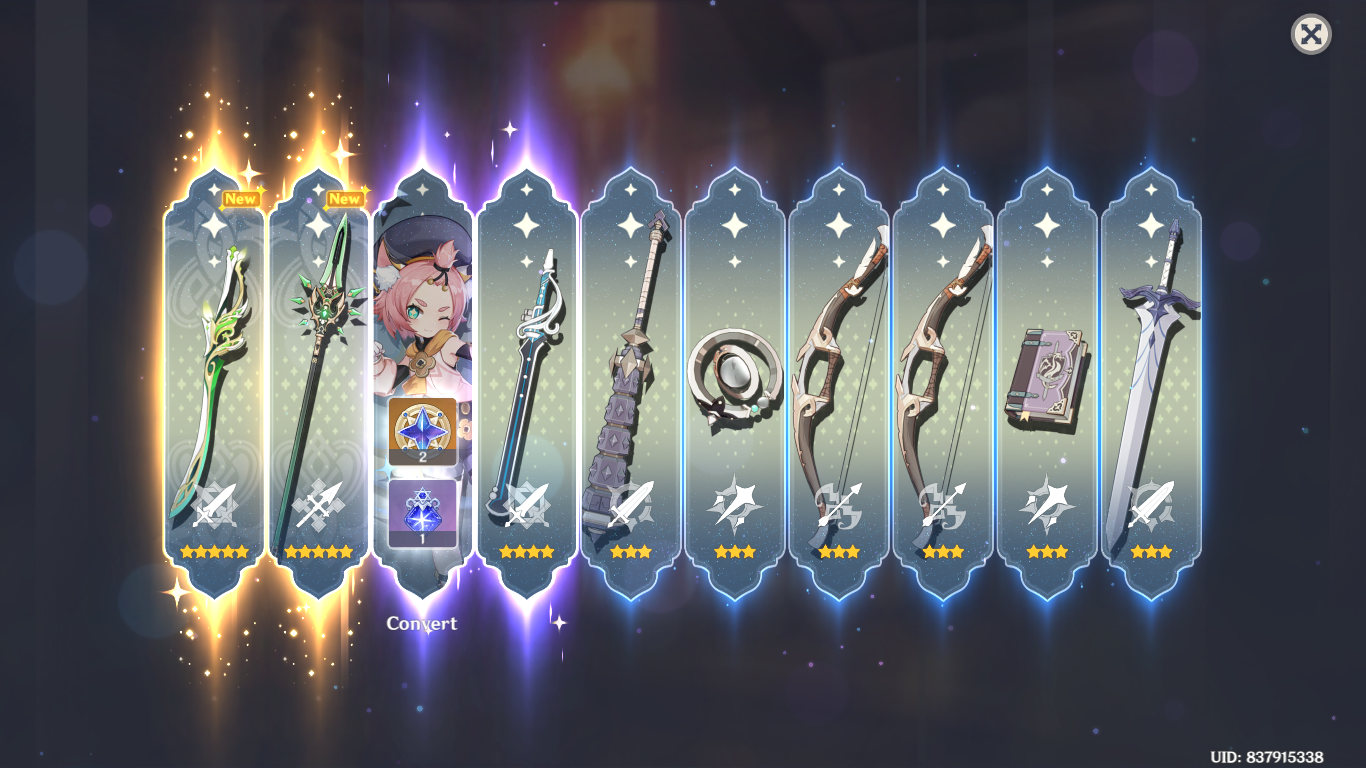 weapon pull Genshin Impact | HoYoLAB