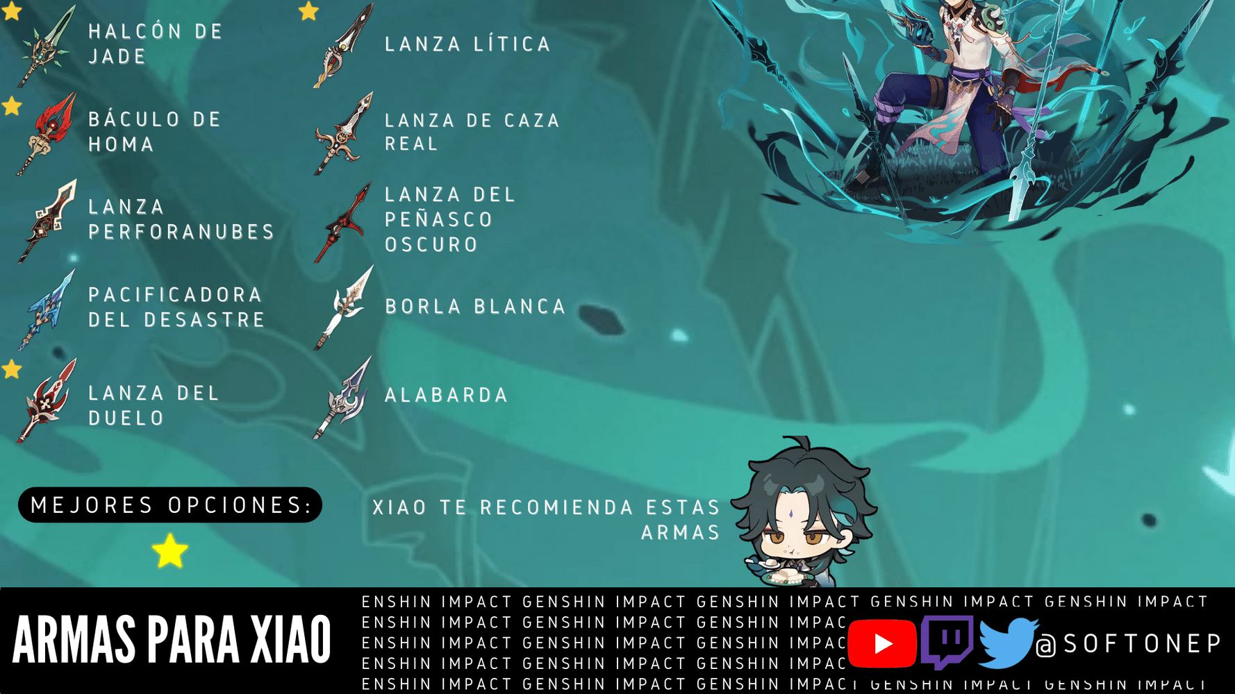 Build de Xiao [Dps] [Guía versión 3.4] | SoftoneP Genshin Impact | HoYoLAB