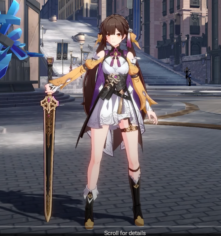 Just watched video of characters in star rail, (Li)Sushang is so cuteee ...