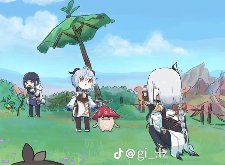 me encantan éstas ilustraciones, alguien conoce al autor? Genshin Impact | HoYoLAB