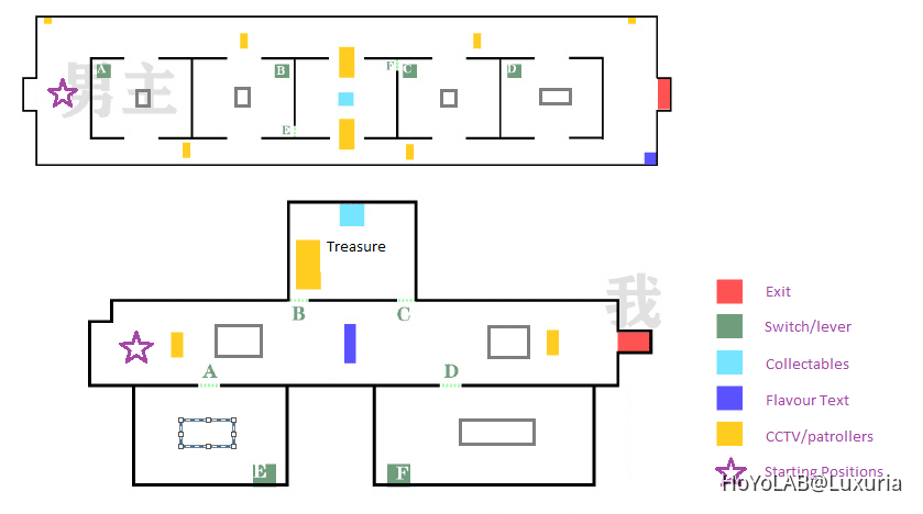 Blizzardous Threads of Red Villa Courtyard maps and walkthrough Tears ...