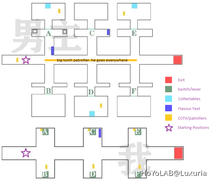 Blizzardous Threads of Red Villa Courtyard maps and walkthrough Tears ...