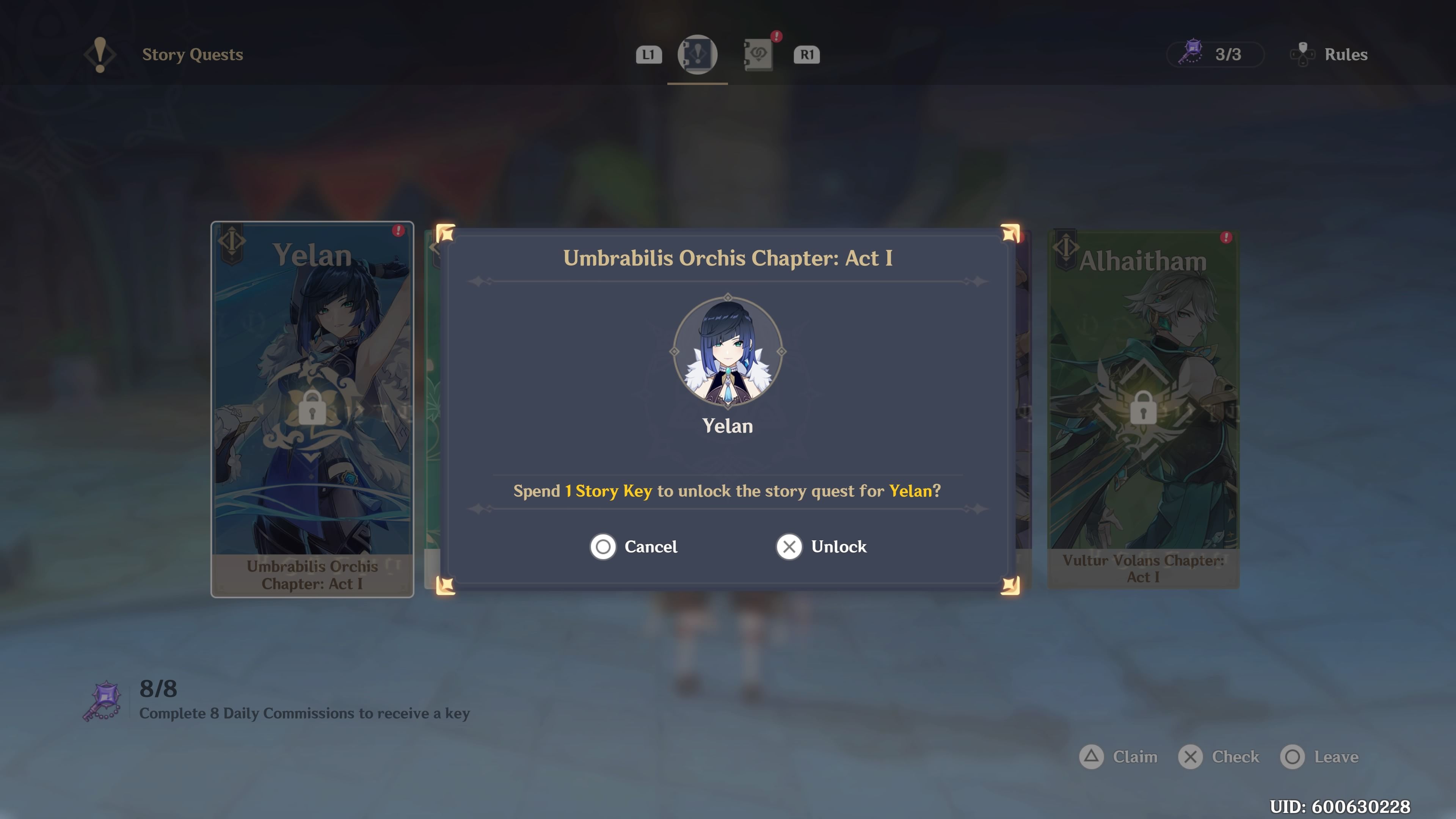 Just started Lantern Rite event earlier and seems like I didnt do Yelan ...