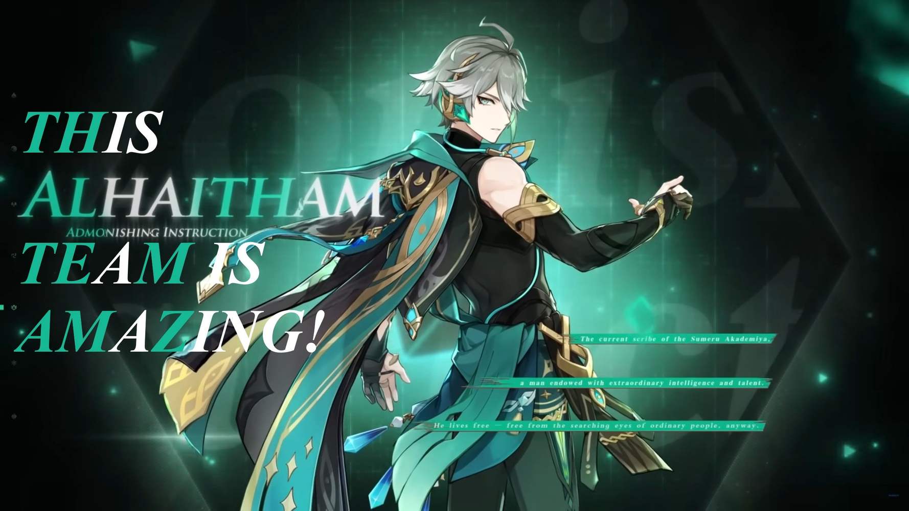 This Alhaitham Team is Amazing~! Genshin Impact | HoYoLAB