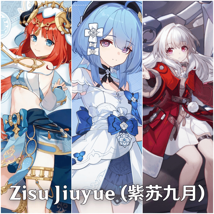 Personagens de Genshin Impact e Honkai Impact 3rd que compartilham a ...