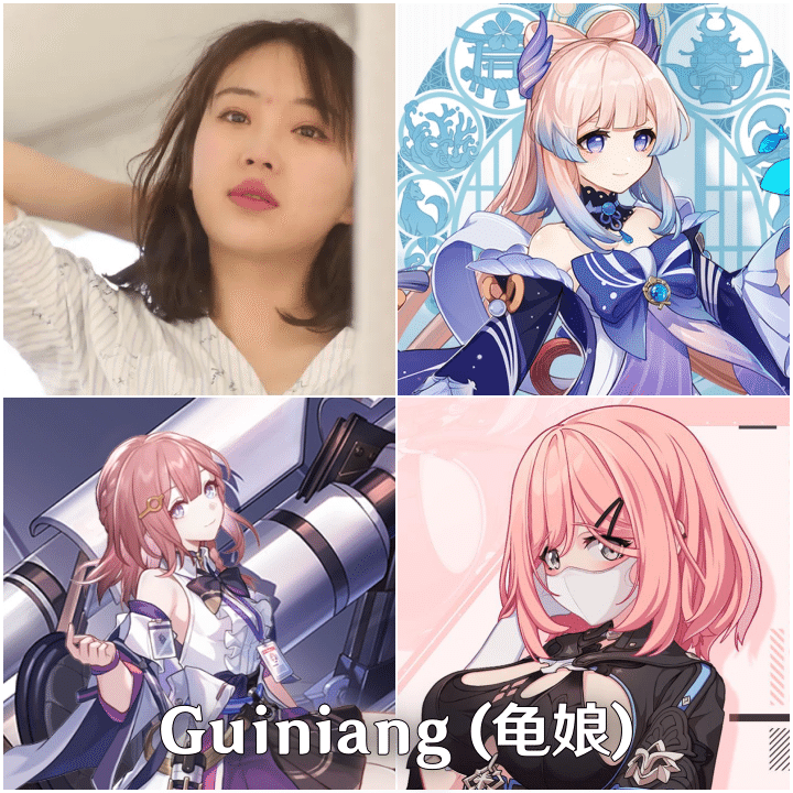 Personagens de Genshin Impact e Honkai Impact 3rd que compartilham a ...