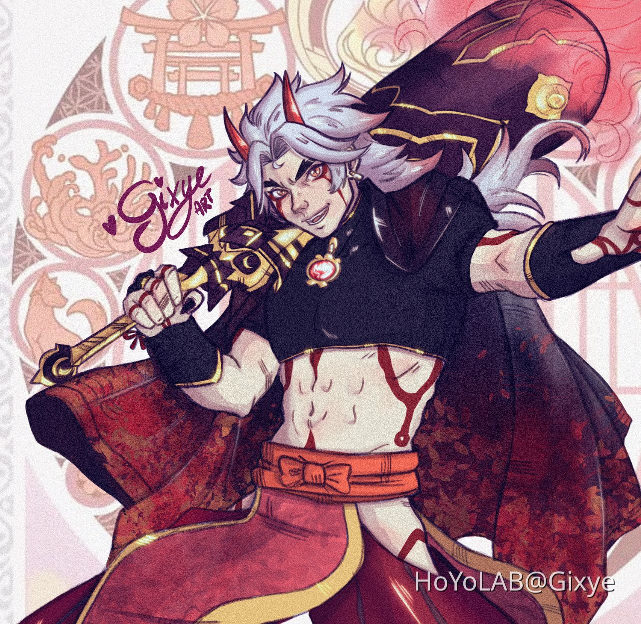 Pyro Itto ️‍🔥 Genshin Impact | HoYoLAB