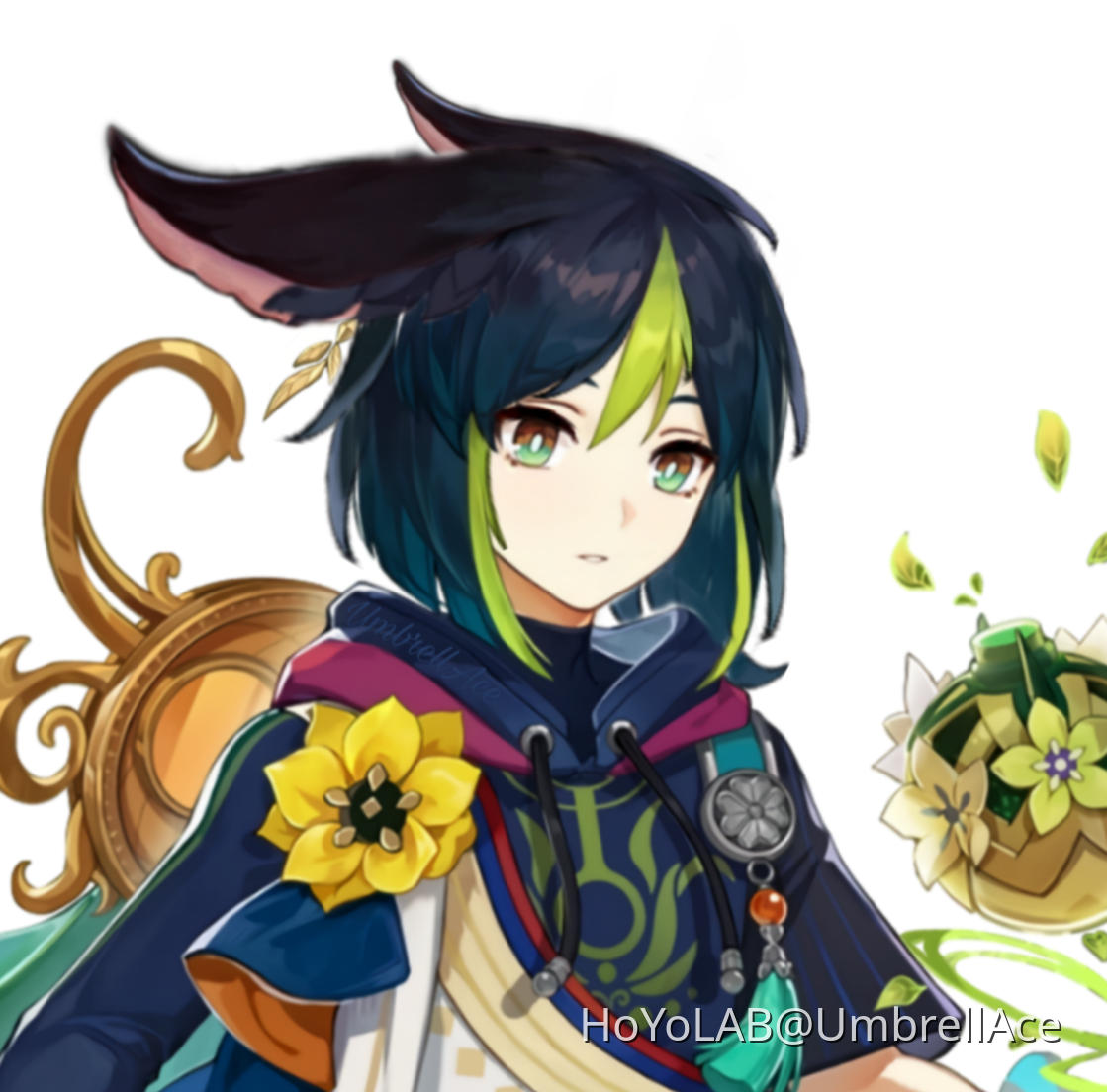 Tighnari with his ears down Genshin Impact | HoYoLAB