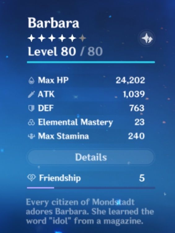 So i wanted to build dps barbara Genshin Impact | HoYoLAB