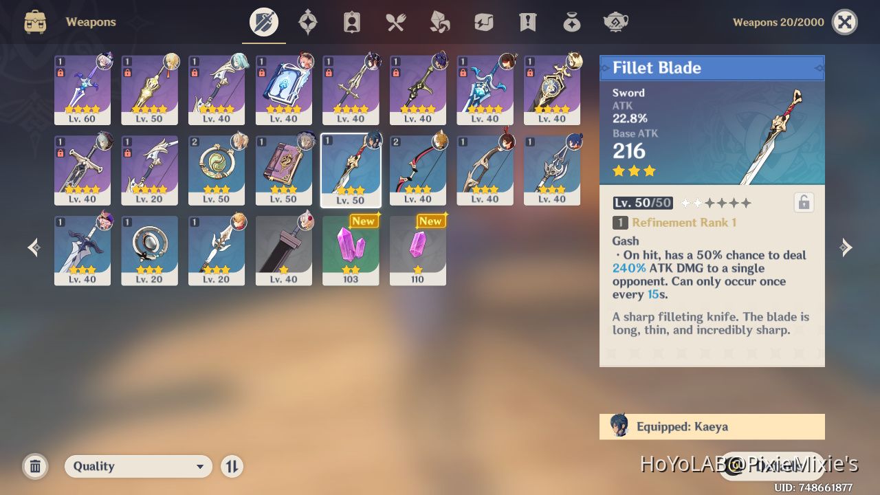 Is this Sword rare? Genshin Impact | HoYoLAB