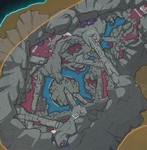 The Chasm map represents nine separate levels of depth all under each ...