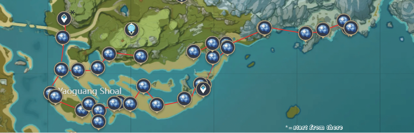 Starconch Location Guide | Yelan Ascension Materials Genshin Impact ...