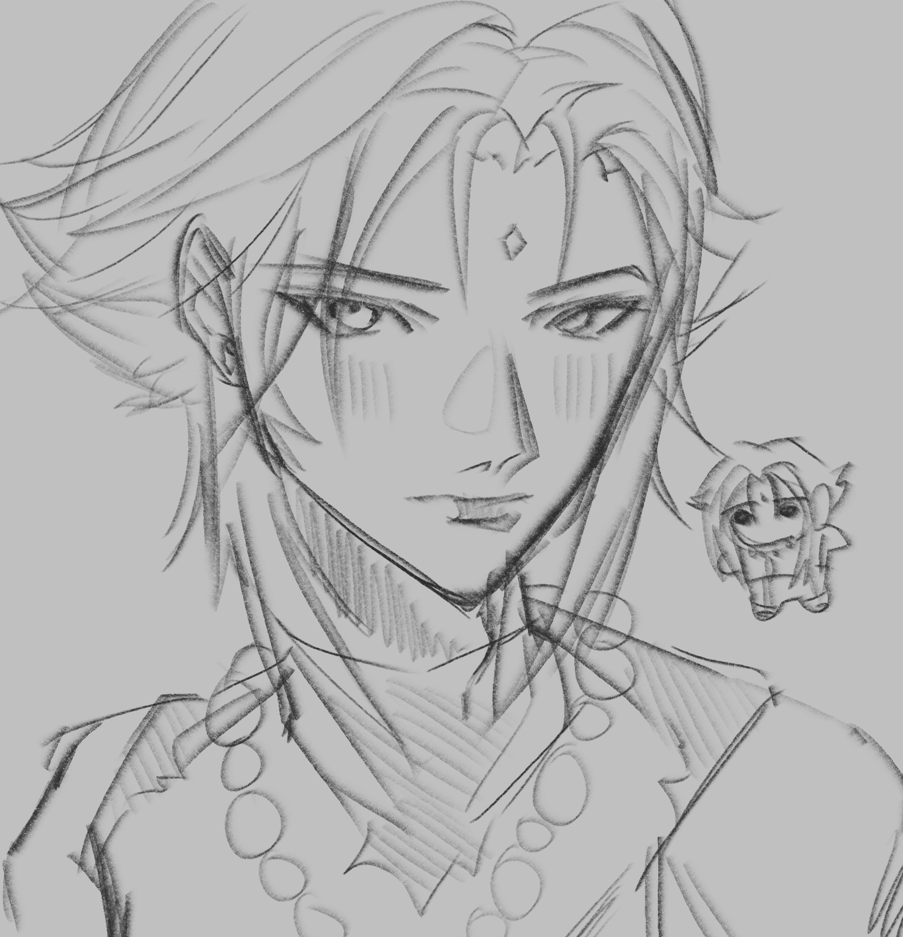 xiao sketch Genshin Impact | HoYoLAB