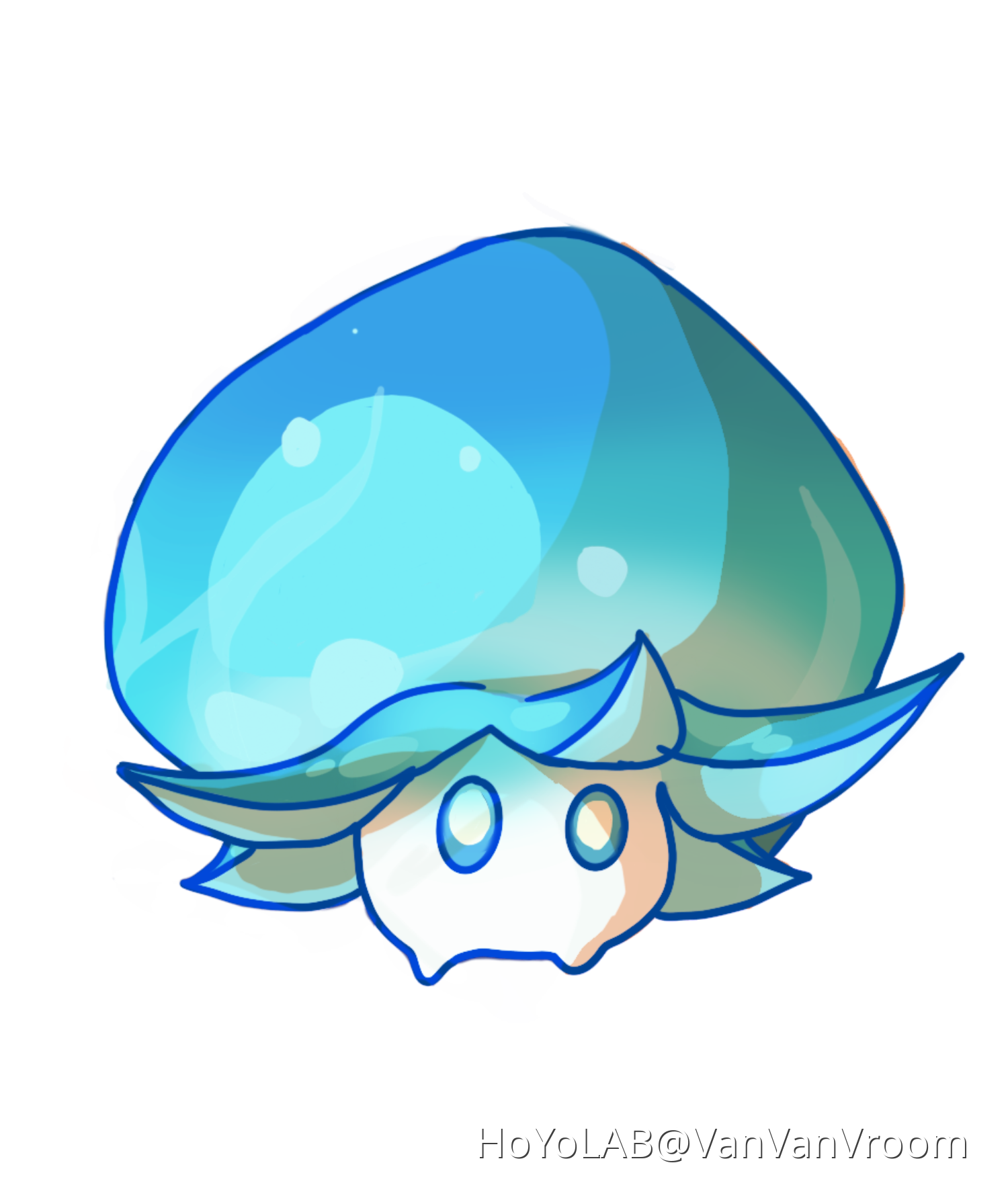 Quick hydro fungi doodle 🍄 Genshin Impact | HoYoLAB