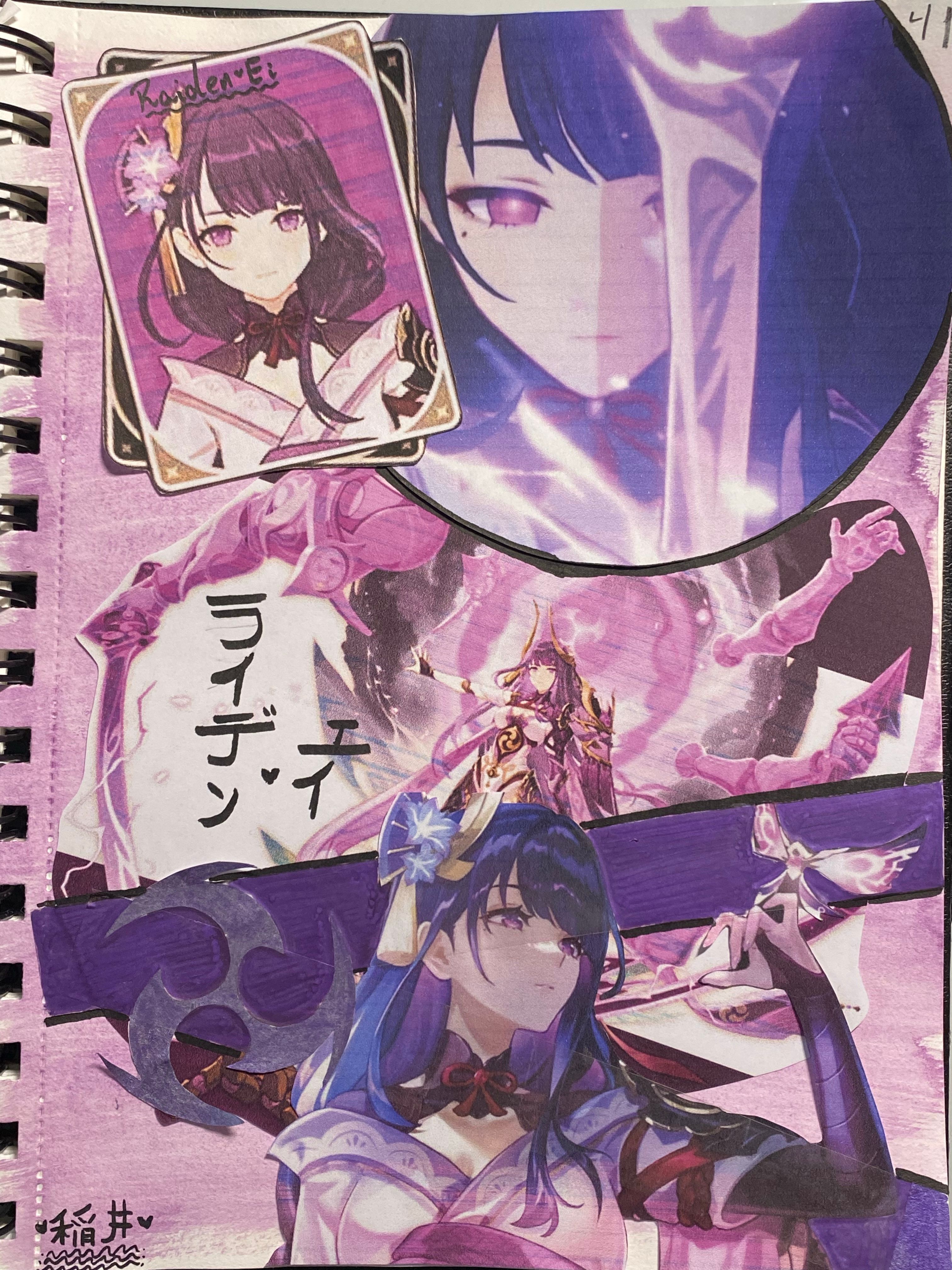 Day 1 - Electro - Raiden Ei s c r a p booking!! Genshin Impact | HoYoLAB