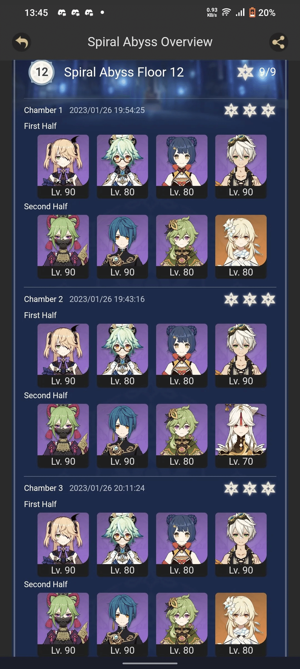 Spiral Abyss with 4-Star Characters (F2P Friendly) Genshin Impact | HoYoLAB