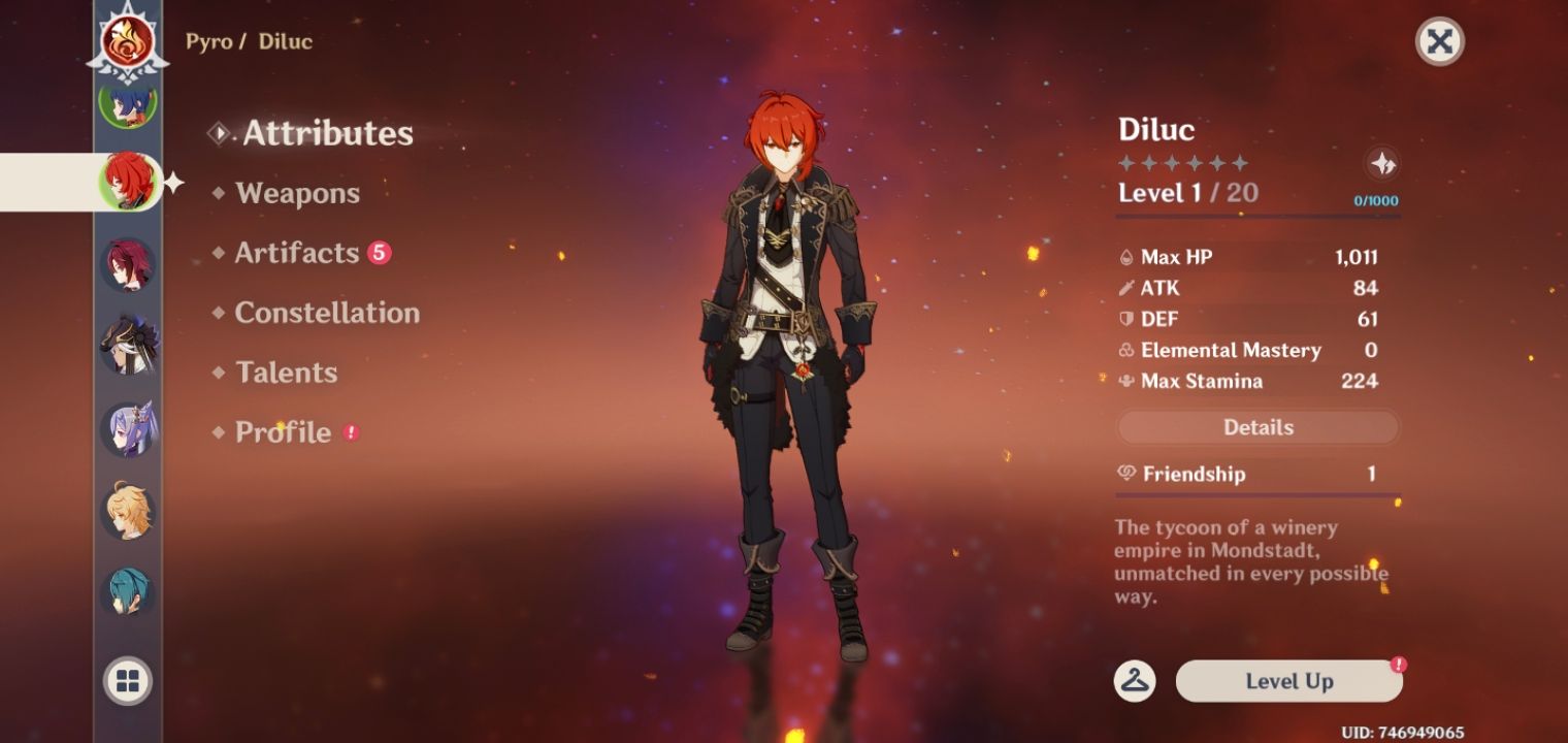 just got diluc on standard, is he good dps? Genshin Impact | HoYoLAB