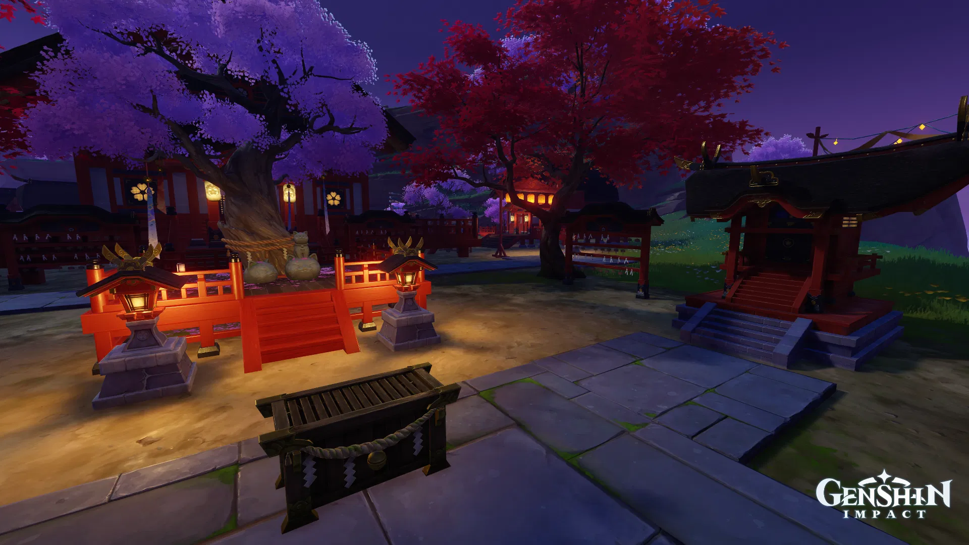 TEAPOT SHOWCASE: Silken Courtyard, Sakurazaki Island : Inazuma Festival ...