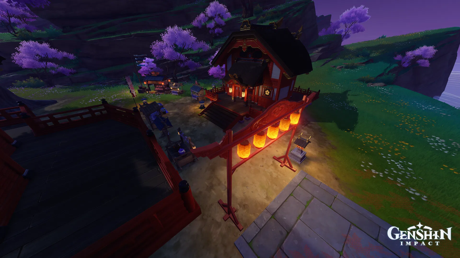 TEAPOT SHOWCASE: Silken Courtyard, Sakurazaki Island : Inazuma Festival ...