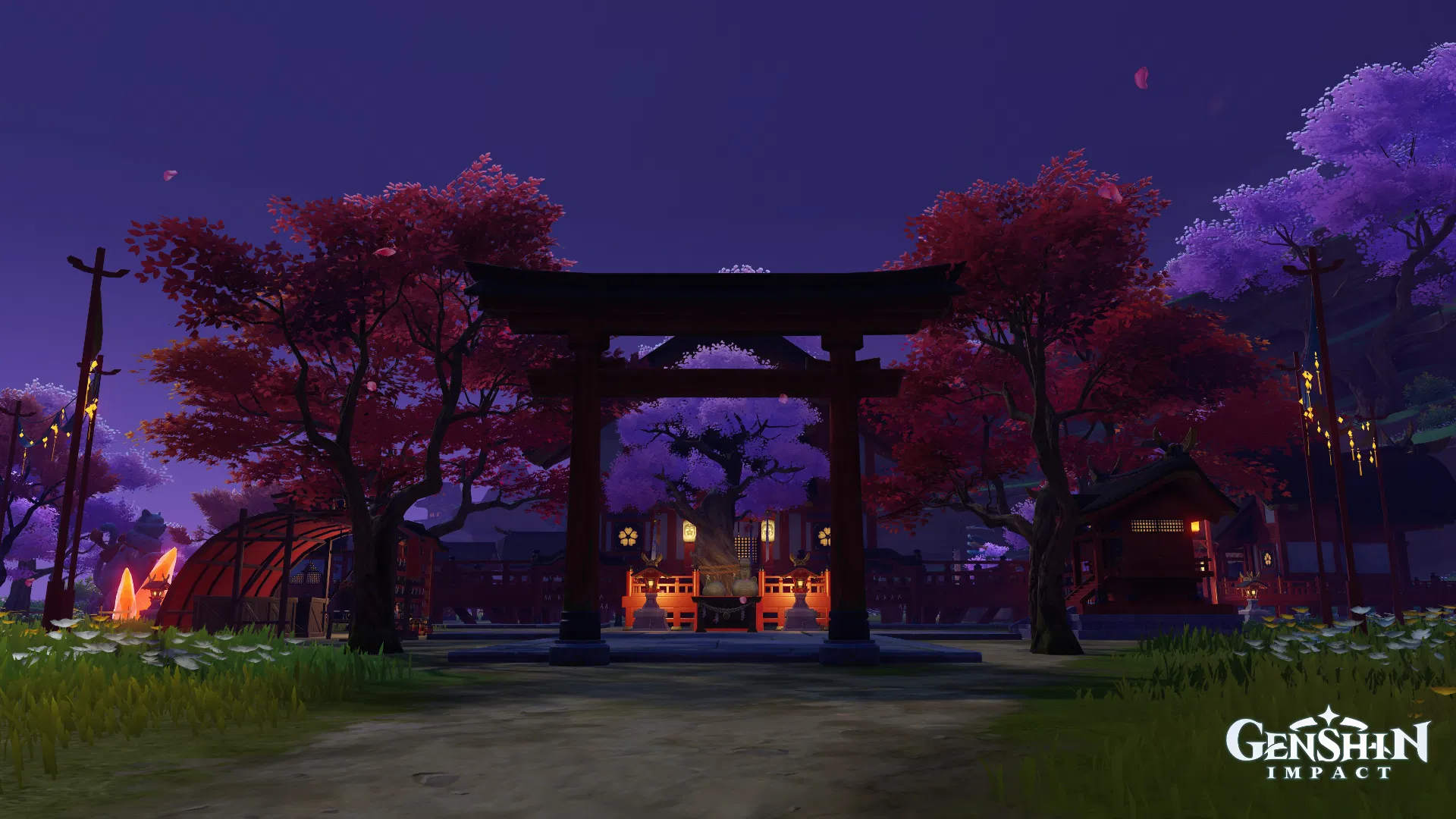 TEAPOT SHOWCASE: Silken Courtyard, Sakurazaki Island : Inazuma Festival ...