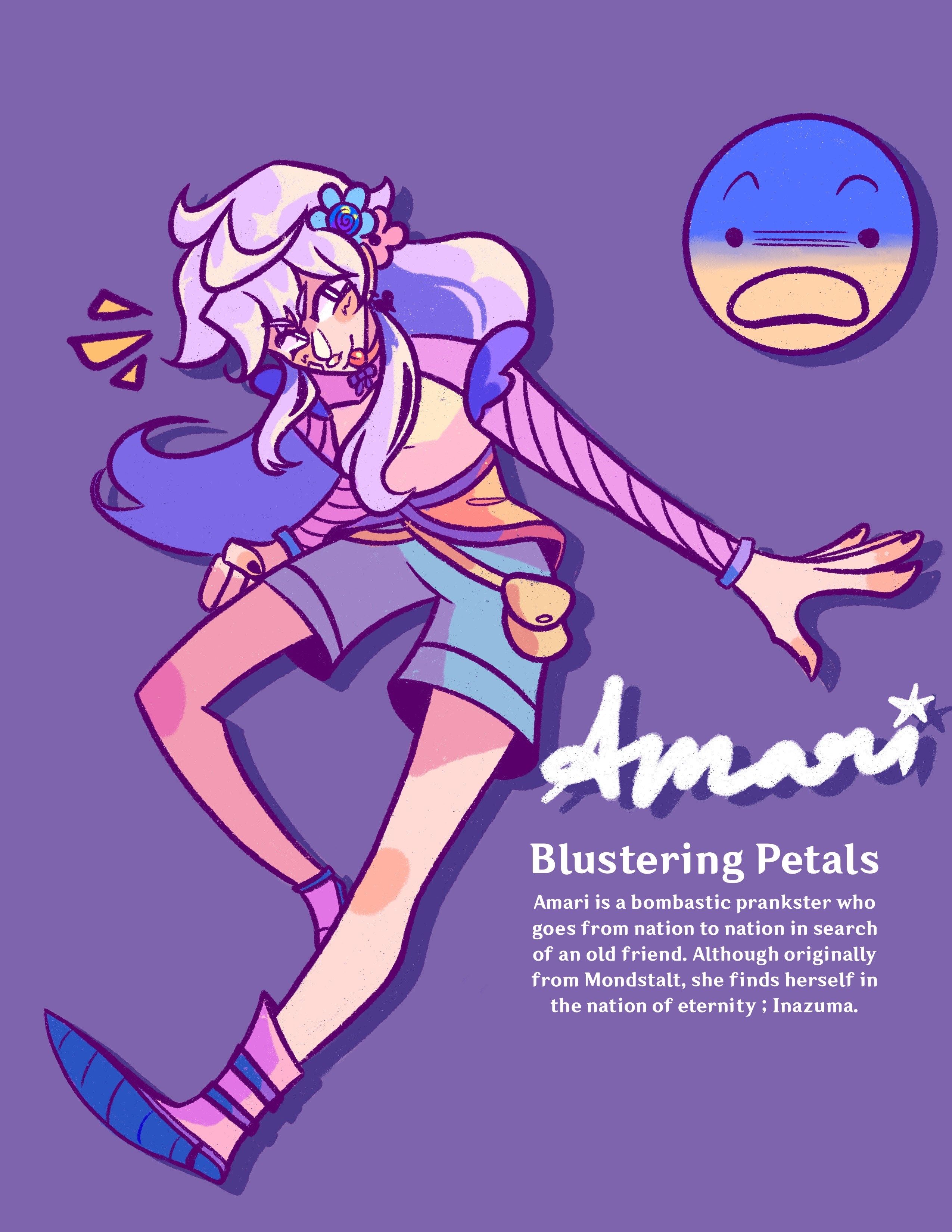 Amari // Blustering Petals ☆ Genshin Impact | HoYoLAB