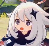 Paimon dándose cuenta de quien es el “Bardo de pacotilla” en realidad ...