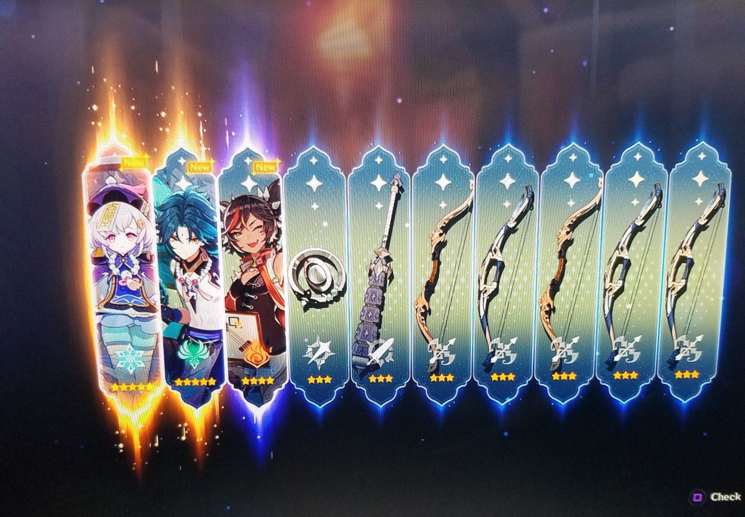pulled both qiqi and Xiao today in the same draw Genshin Impact | HoYoLAB