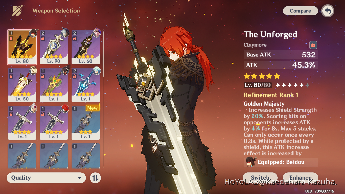 Just my totally normal weapon Genshin Impact | HoYoLAB