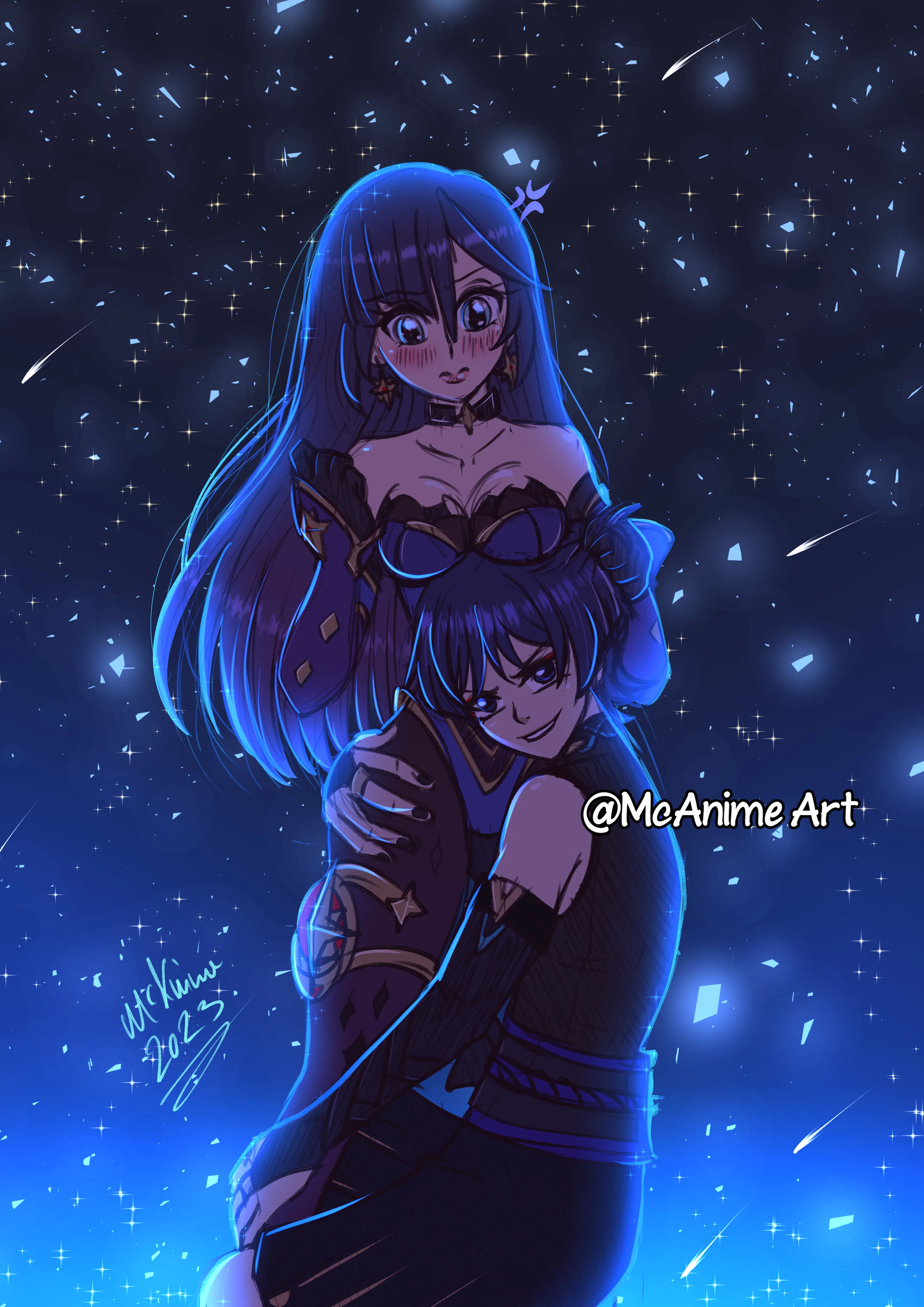 Wanderer x Mona - Mine Genshin Impact | HoYoLAB