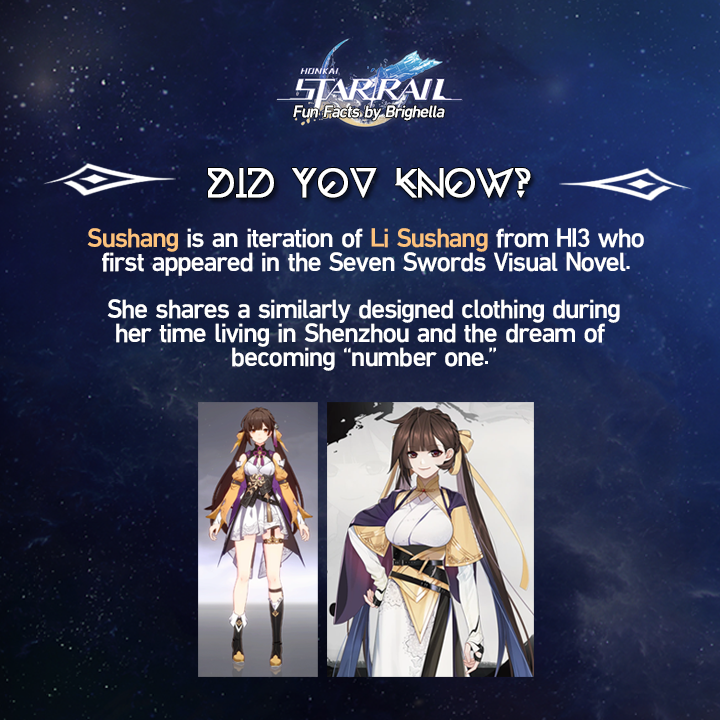 [Honkai: Star Rail] Fun Fact #5 | The Cloud Knight and the Jade Knight ...