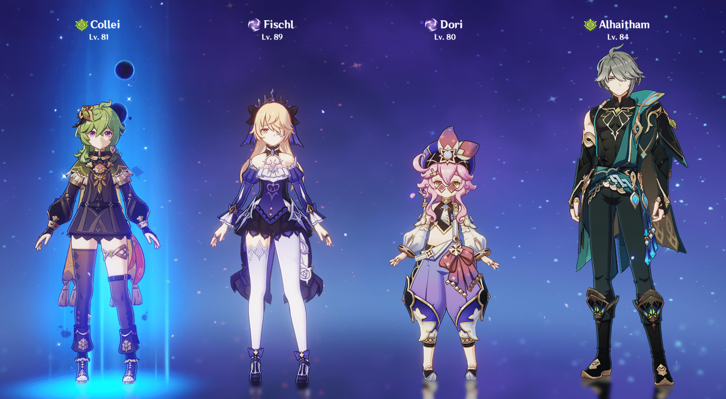 Jan30 Instead of changing onfield time, Alhaitham should match skill ...