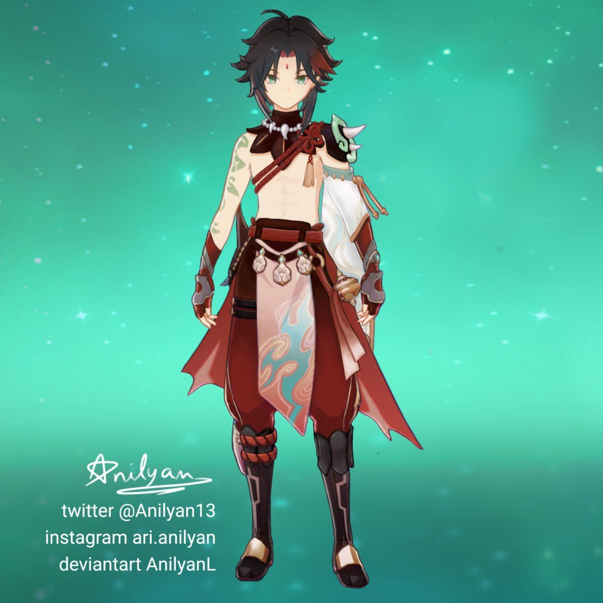 Red Xiao Is Cursed 😭 Genshin Impact | HoYoLAB