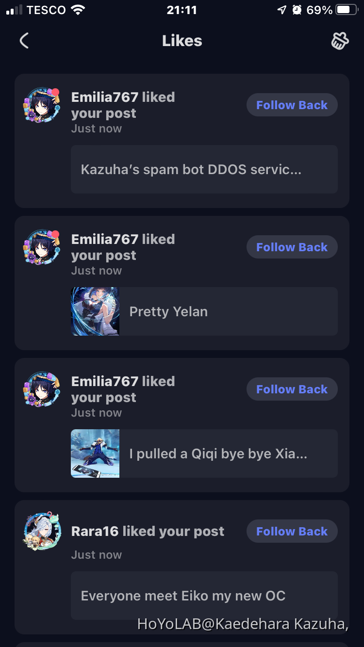 Shout out to my man go follow him now | HoYoLAB