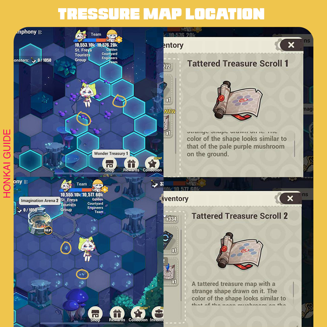 Treasure map location Honkai Impact 3rd | HoYoLAB