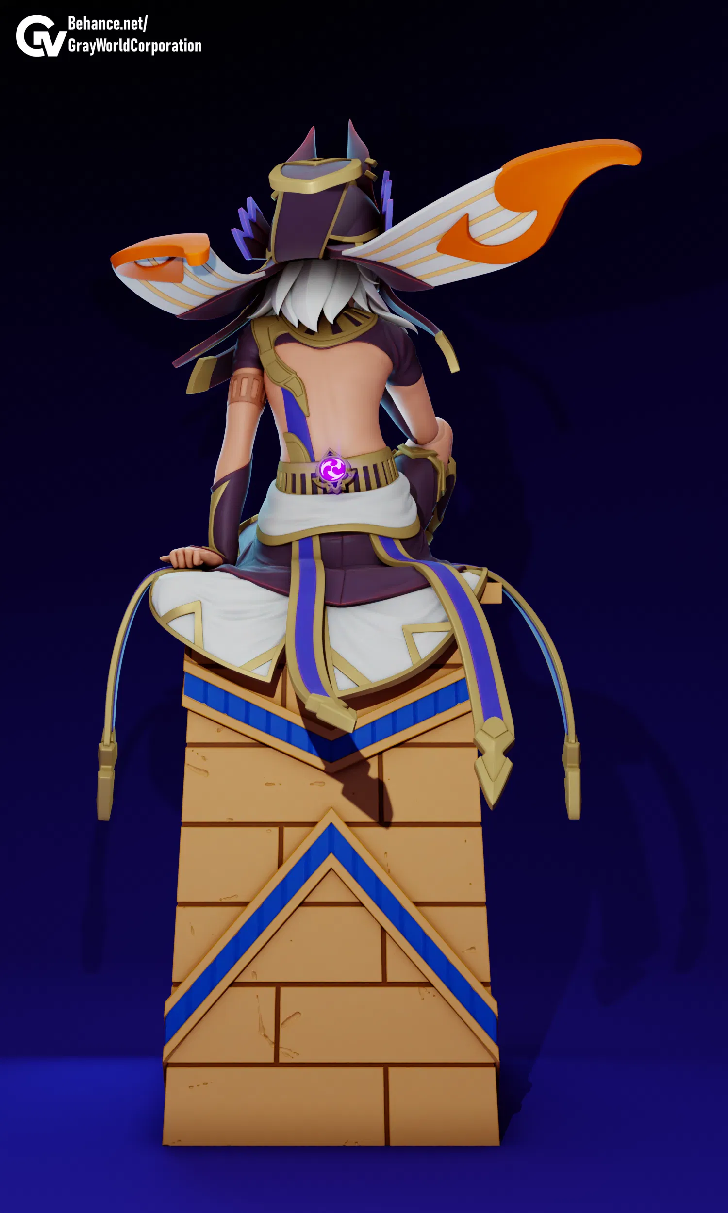 Cyno | model for printing Genshin Impact | HoYoLAB