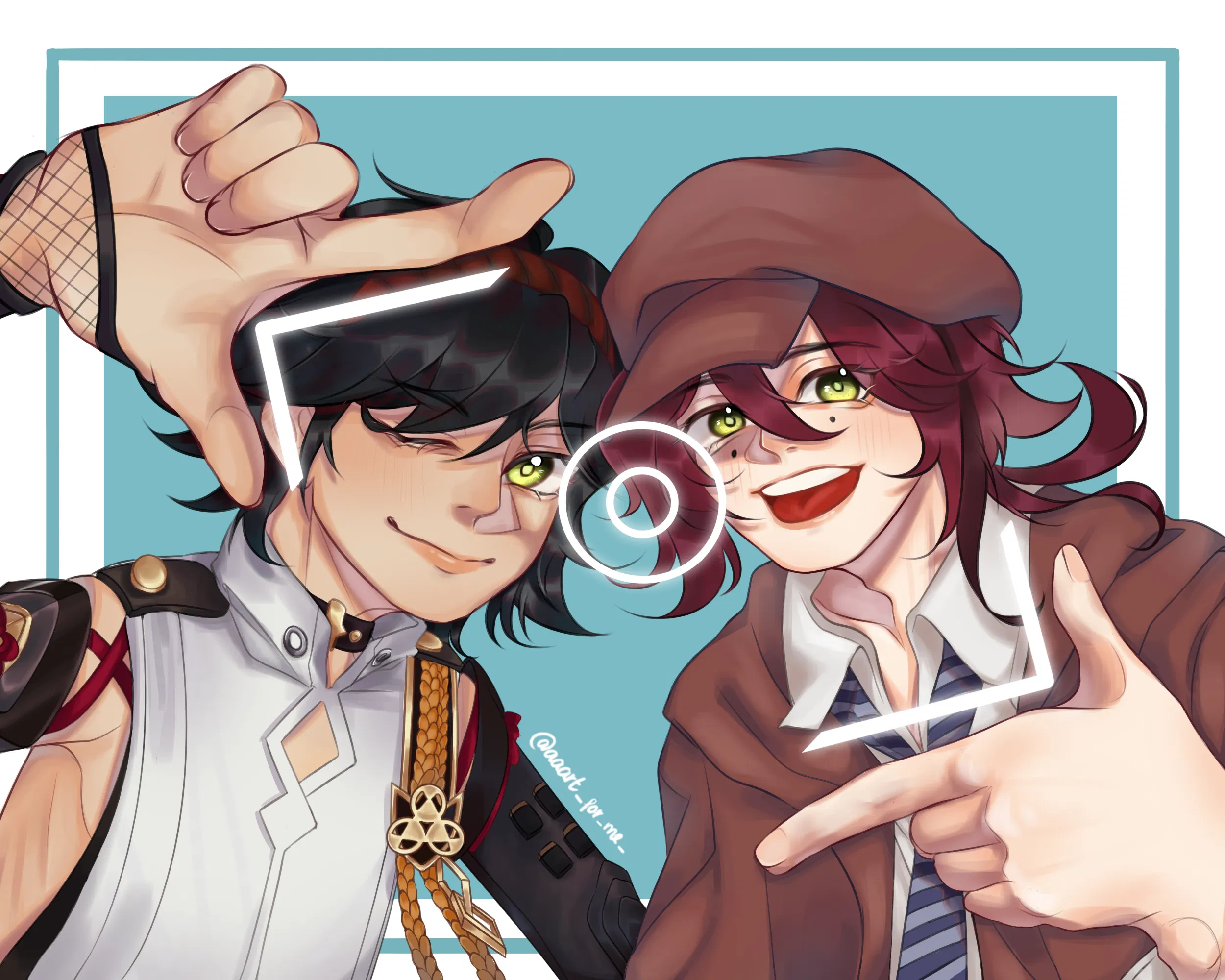 Heizou and Ranpo 🤎🔎🤎 Genshin Impact | HoYoLAB