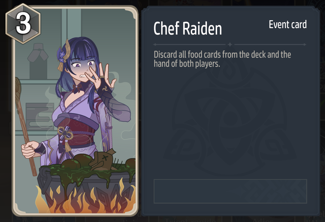 Raiden cooking skill Genshin Impact | HoYoLAB