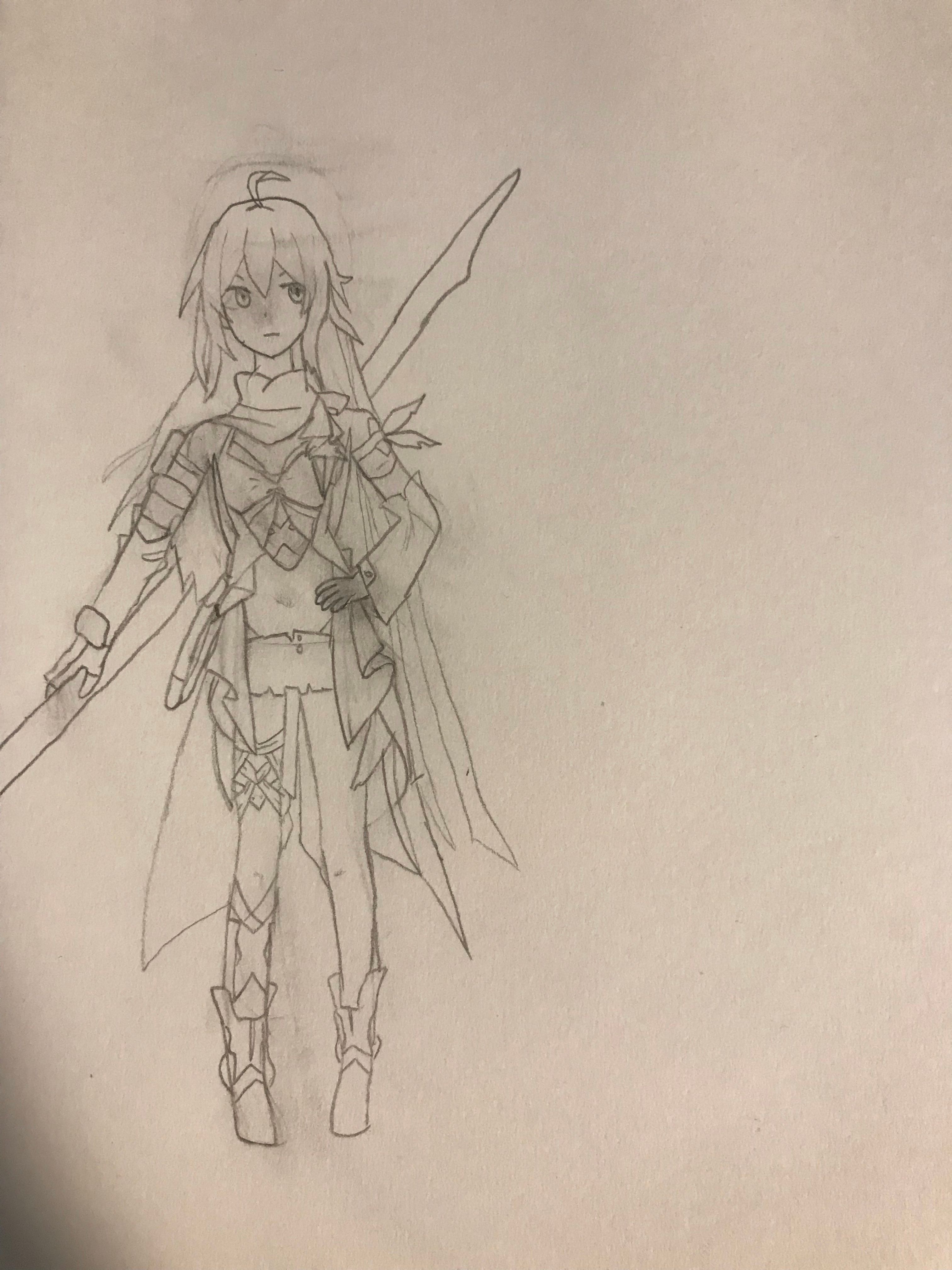 Unfinished Seele drawing Honkai: Star Rail | HoYoLAB