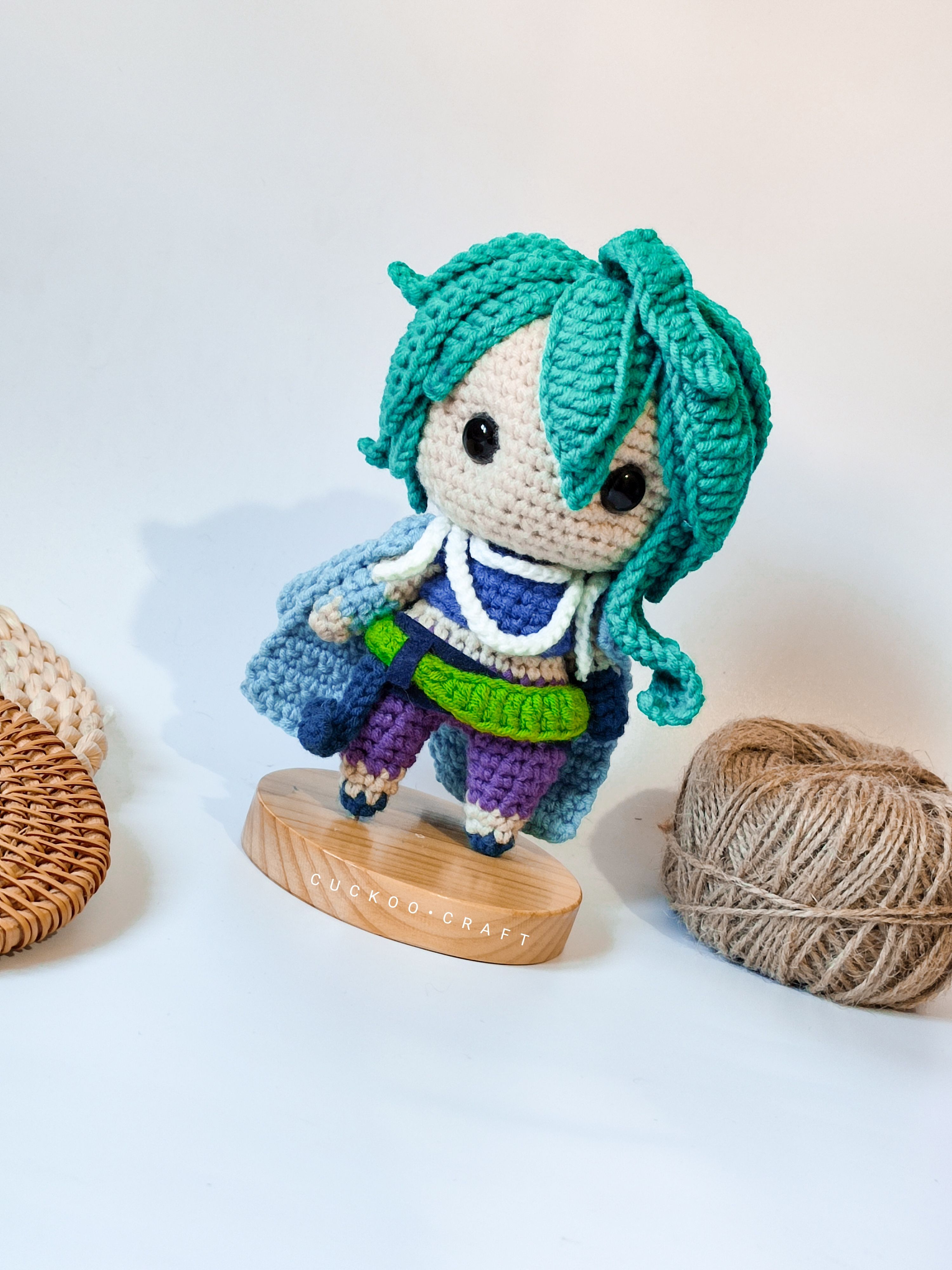 Baizhu Crochet/Amigurumi without his glasses Genshin Impact | HoYoLAB