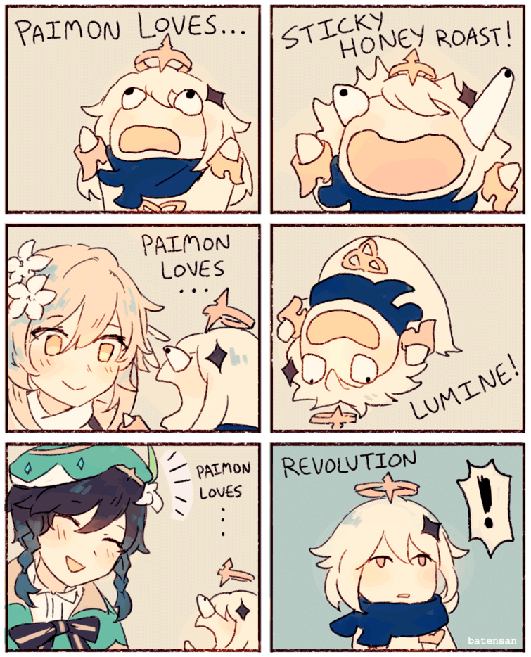 PAIMON LOVES REVOLUTION !!! Genshin Impact | HoYoLAB