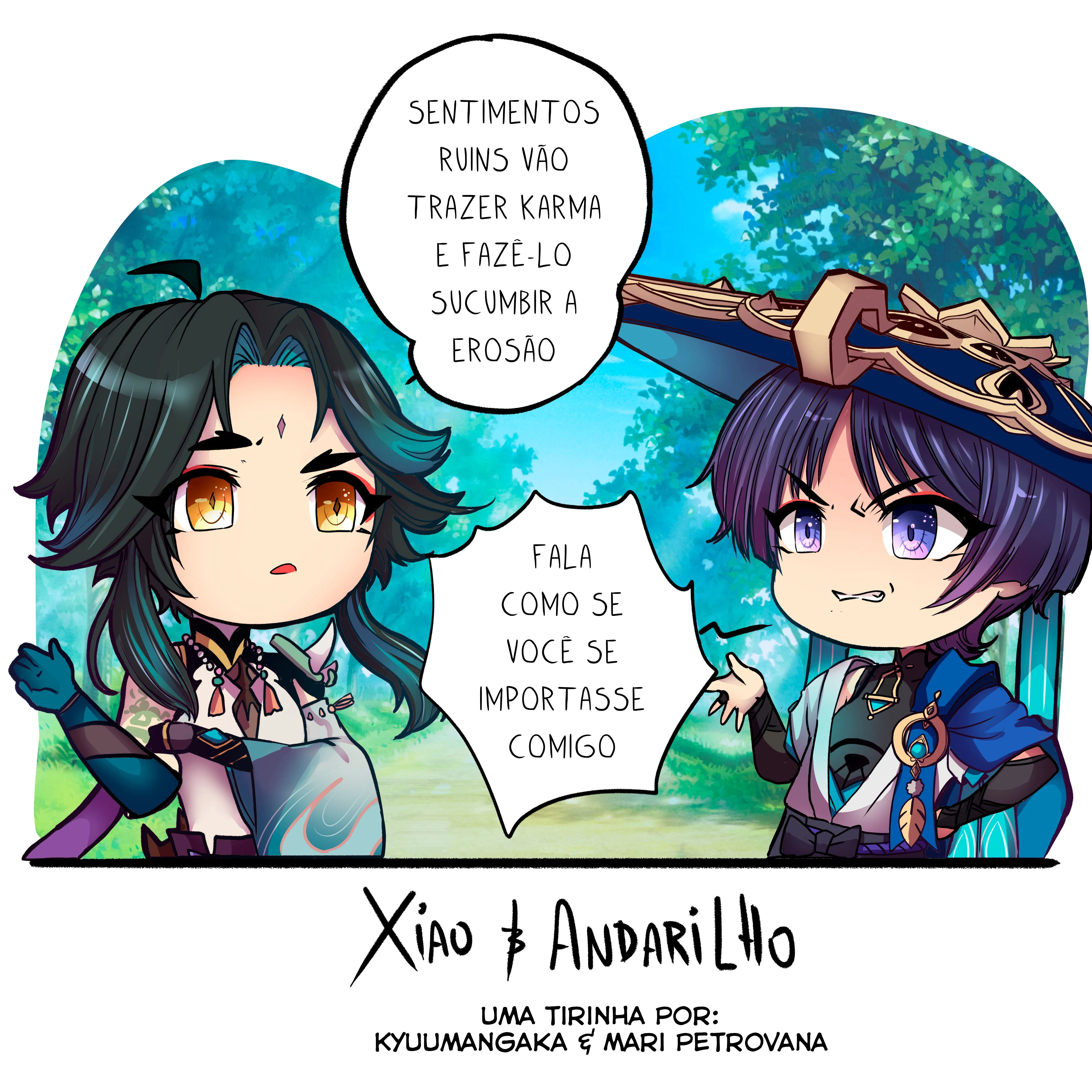 👹☂️ Xiao & Andarilho☂️👹 Genshin Impact | HoYoLAB