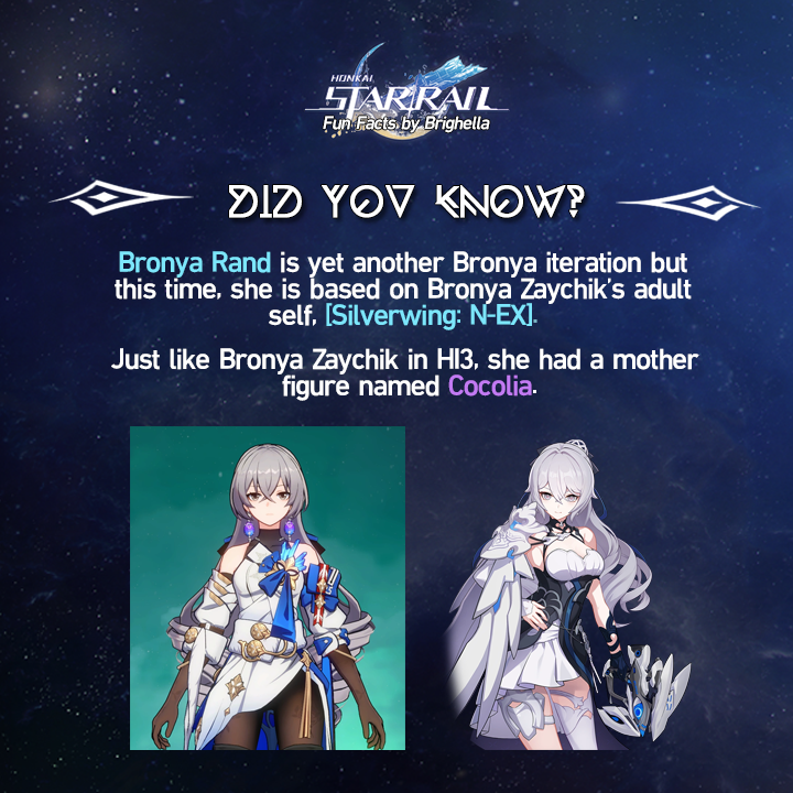 [Honkai: Star Rail] Fun Fact #7 | The Adult Bronya Honkai: Star Rail ...