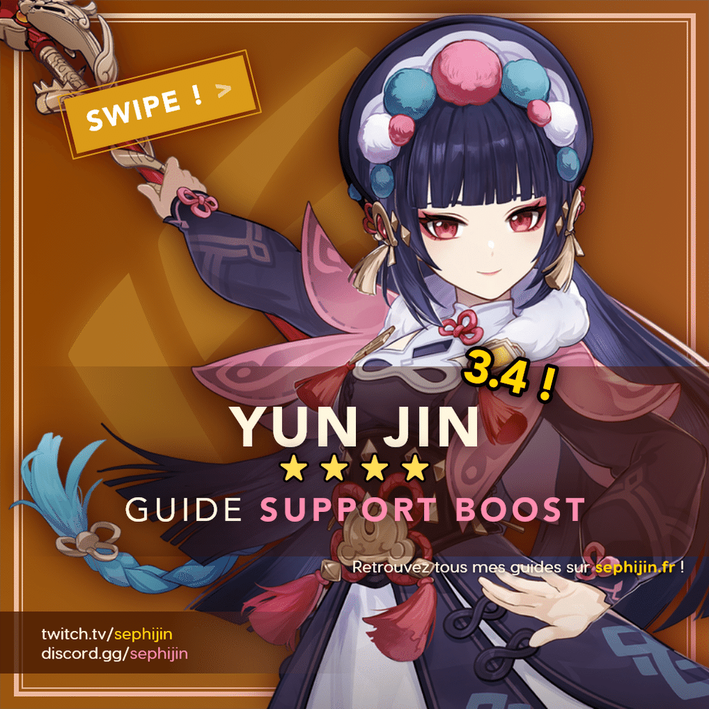 [Guides pour la version 3.4] Guide complet Yun Jin support BOOST ...