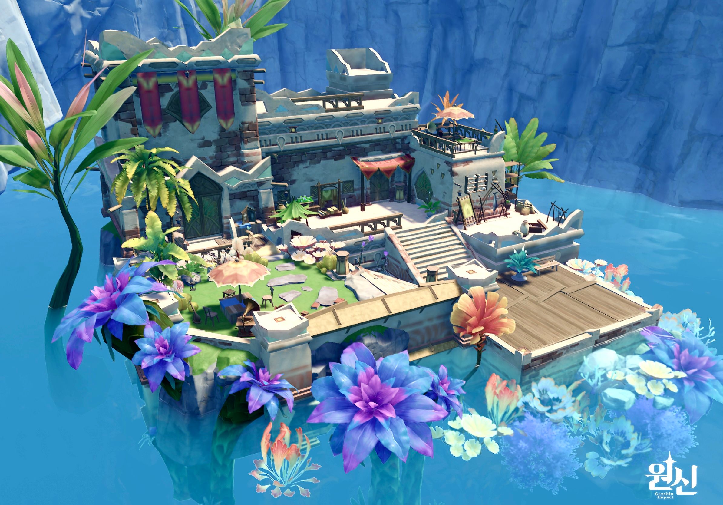 수메르 수상가옥 / Sumeru Floating House {86722070847} Genshin Impact | HoYoLAB