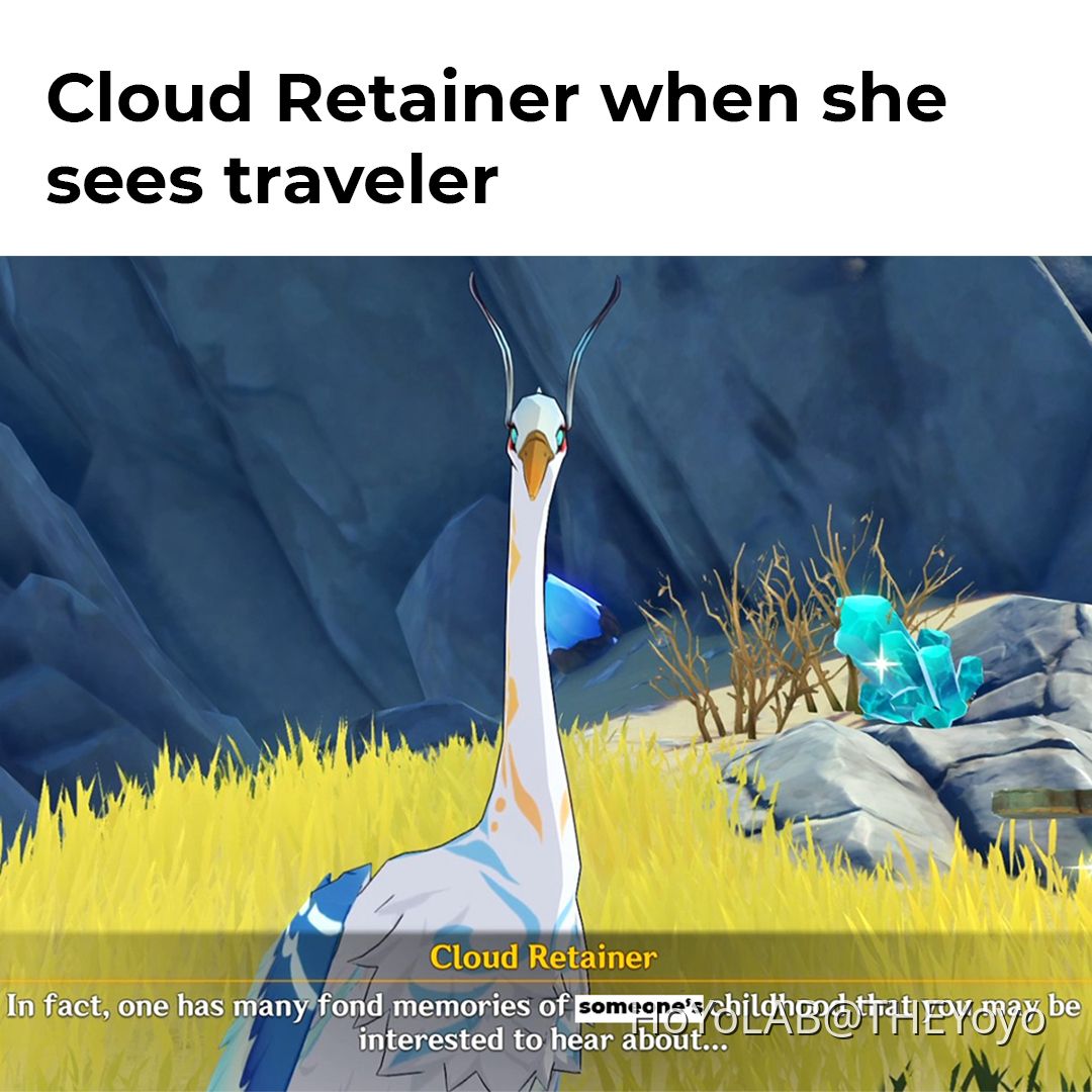 Cloud retainer just wants to chat Genshin Impact | HoYoLAB