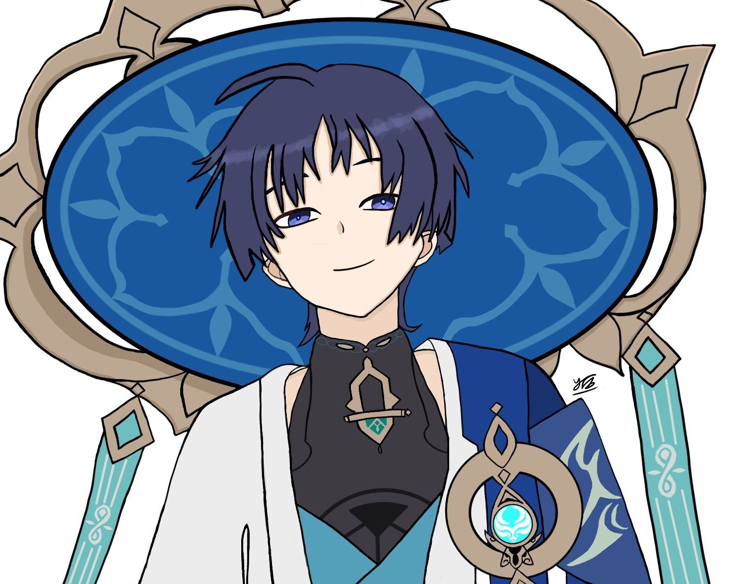 Wanderer smiling at you Genshin Impact | HoYoLAB