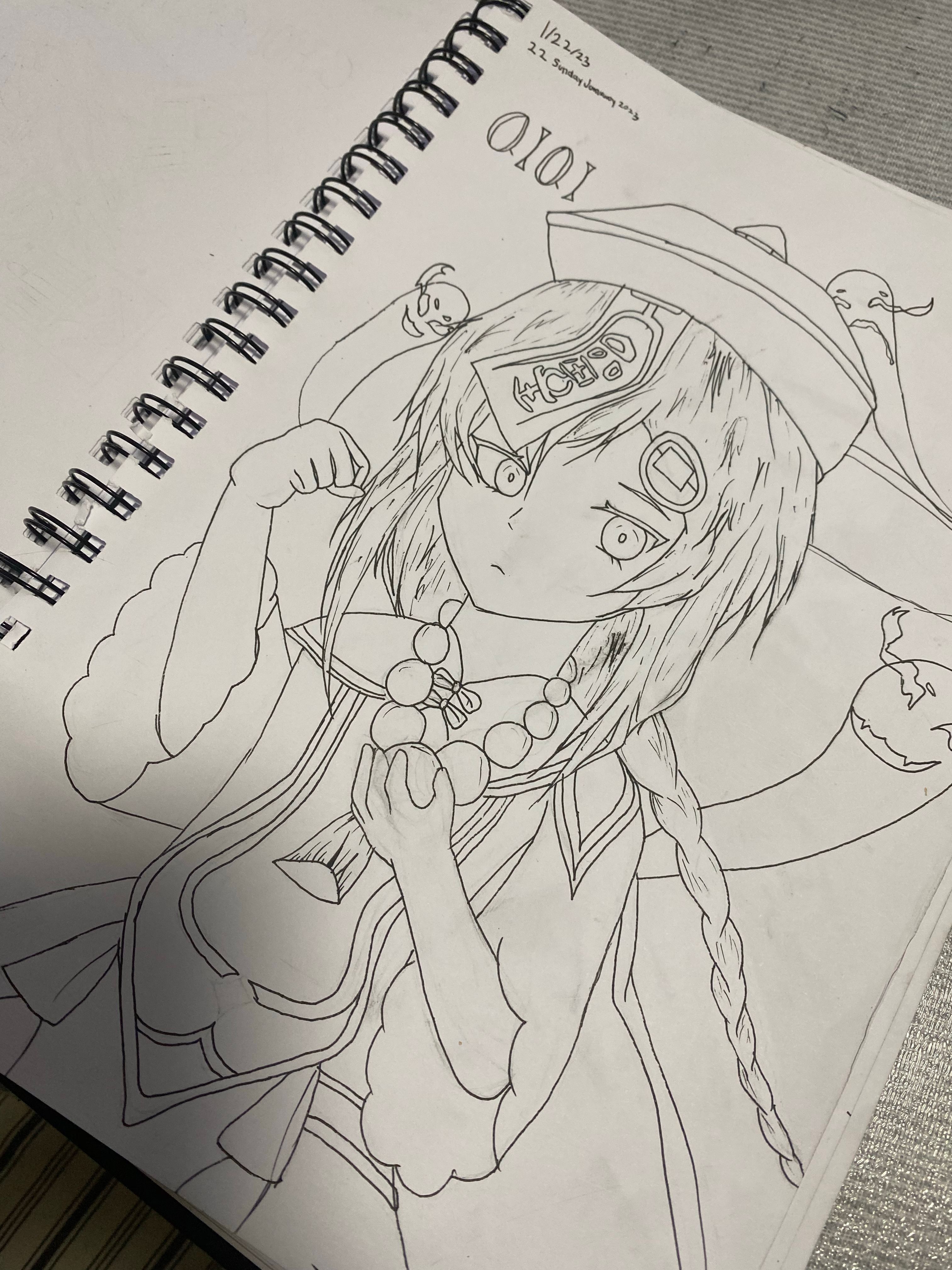 My QiQi drawing ;-; Genshin Impact | HoYoLAB