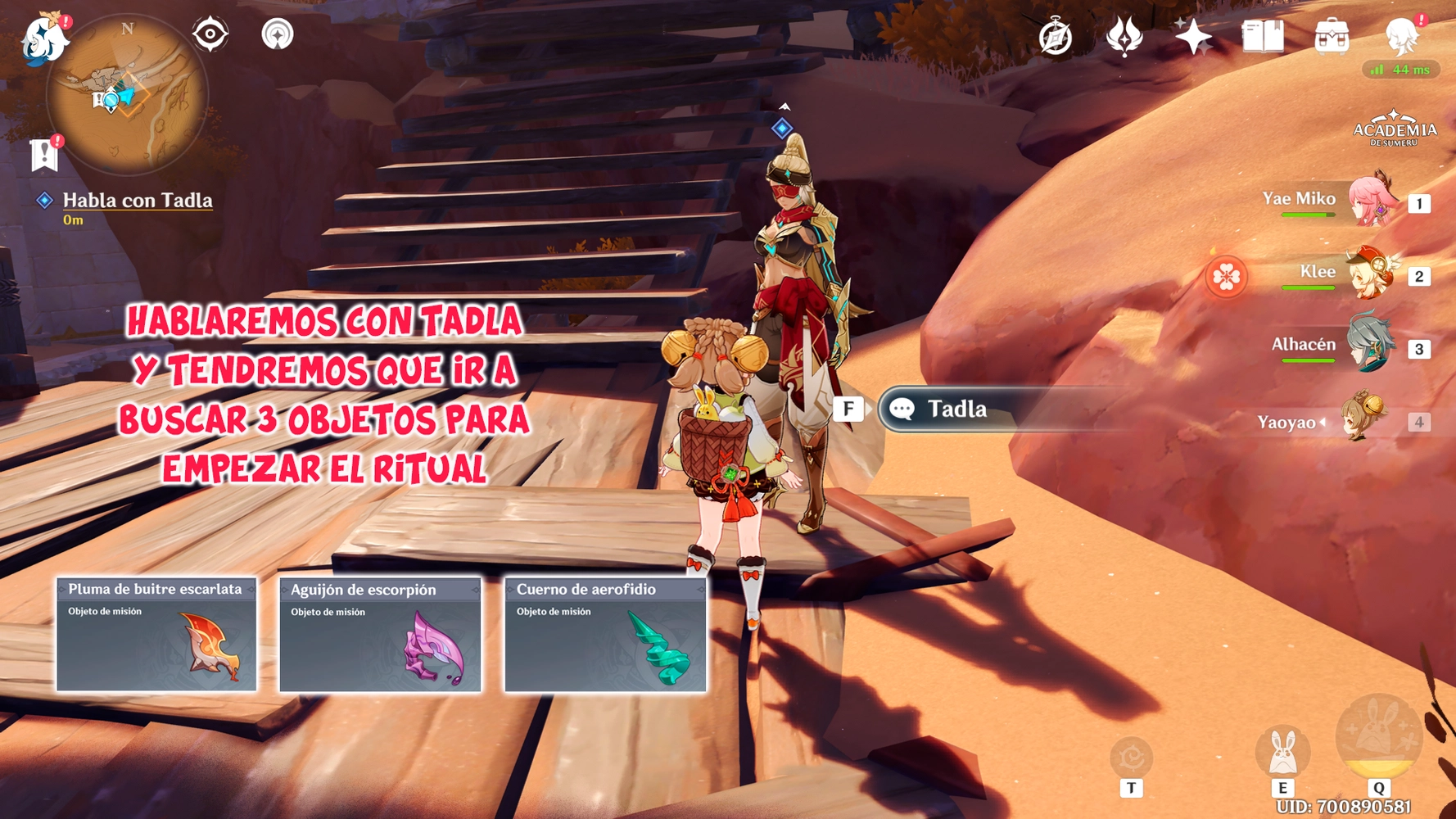 🦅 GUIA "TADLA, LA HALCÓN" 🦅 100 protogemas [Versión 3.4] Genshin Impact | HoYoLAB